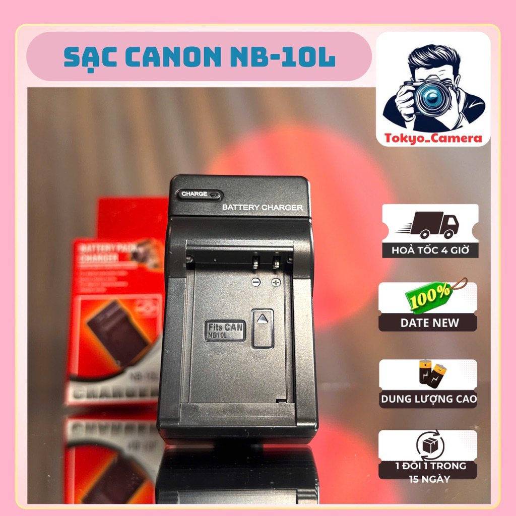 Sạc pin Canon NB-10L ( sạc thay thế ) dùng cho Canon PowerShot G1 X ...