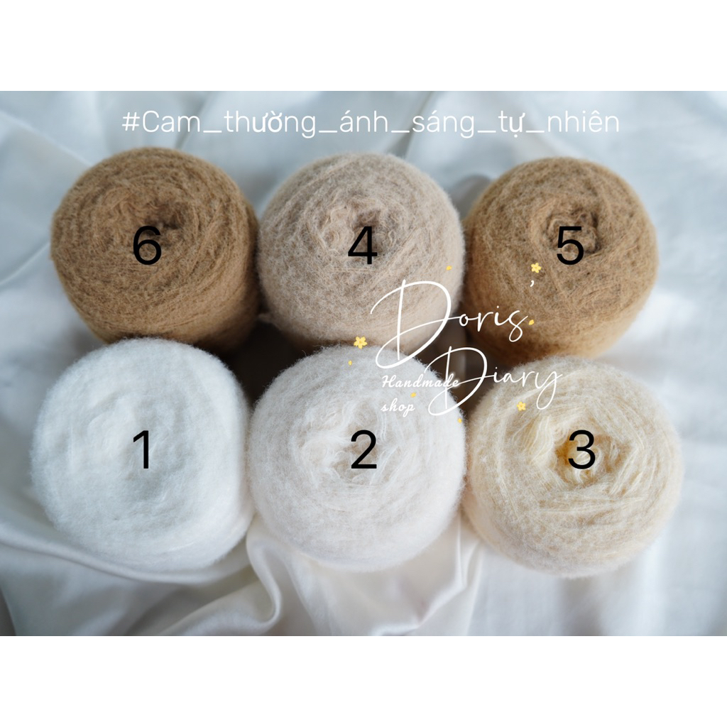 (Đọc Mô Tả) (Chập 4 sợi) Len cloud candy, sweet candy, len bông gòn đan ...