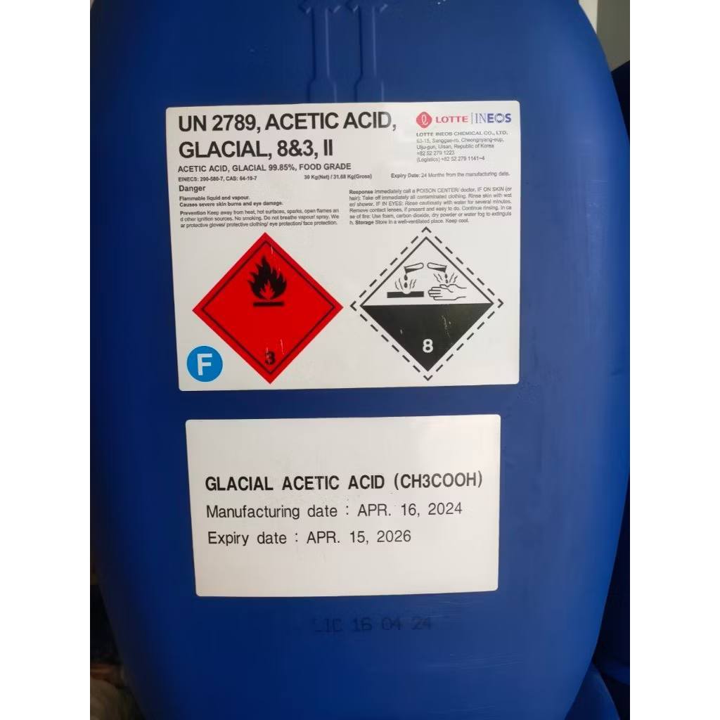 Dấm công nghiệp Axit Acetic CH3COOH 99% - Hàn Quốc tăng khẩ năng tẩy ...