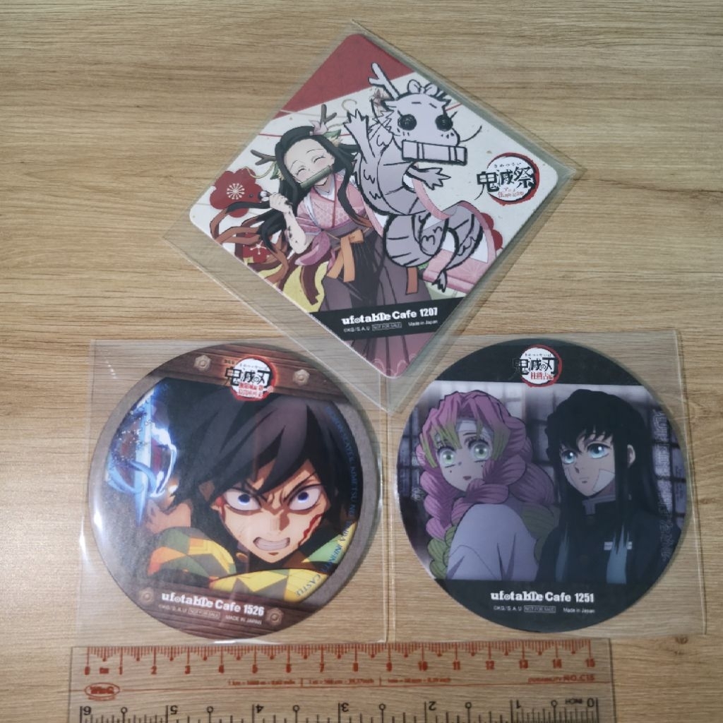 (Chính hãng) Lót ly Ufotable Cafe KNY - Demon Slayer Kimetsu No Yaiba ...