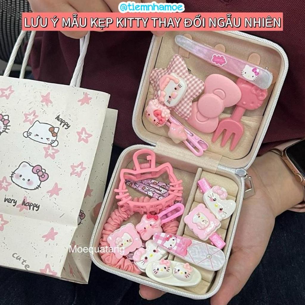 [SIÊU CUTE] Set Hộp Quà Kẹp Tóc Hello Kitty Mix Nhiều Mẫu - Quà Tặng ...