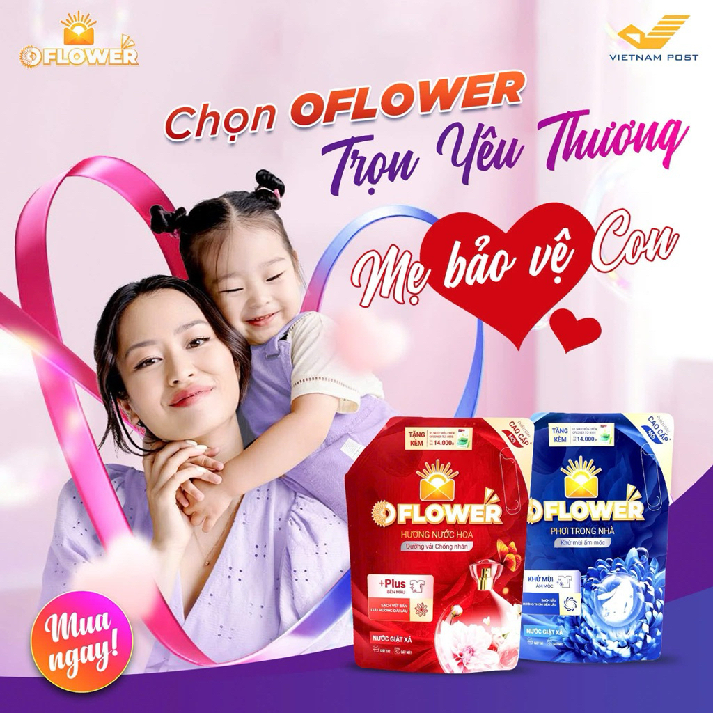 Nước giặt xả OFLOWER đặc biệt (túi 3kg) | Shopee Việt Nam