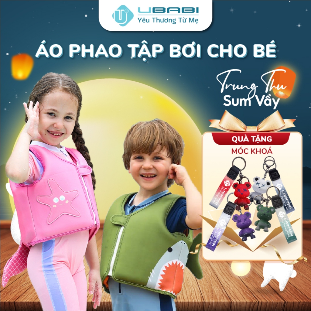 Áo Phao Bơi Cho Bé từ 2-4 tuổi Ubabi UB-PK042 Áo Phao Cho Bé Cao Câp ...