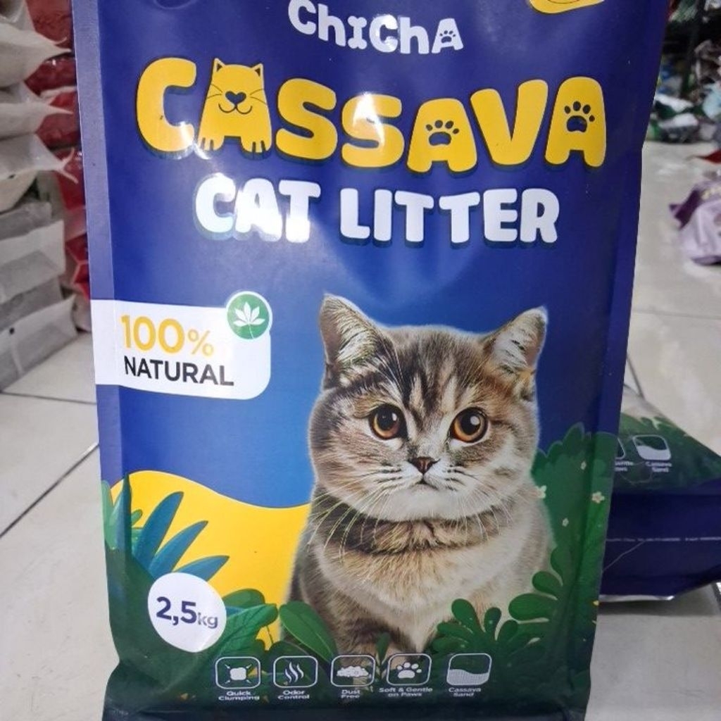 Cát vệ sinh Chicha Cassava Cat Litter cao cấp dành cho mèo | Shopee ...