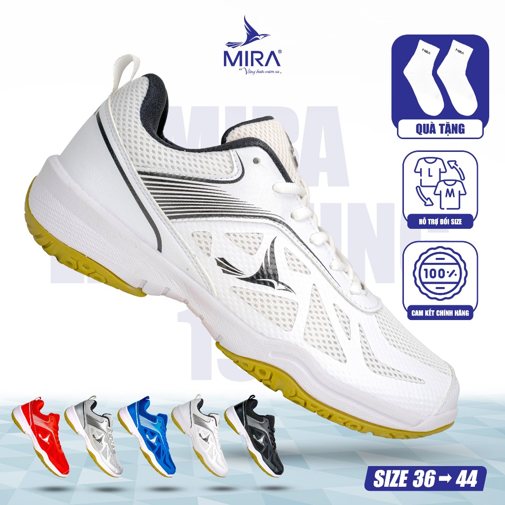 [MUA 1 ĐƯỢC 2] Giày Cầu Lông MIRA LIGHTNING 19.1 Lưỡi Gà Rời Nhẹ Bền ...