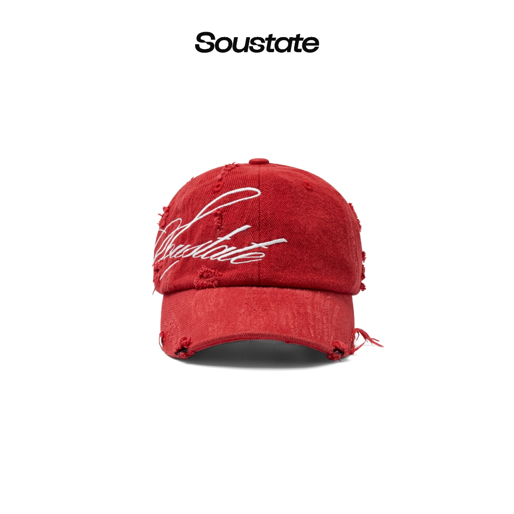 Nón/Mũ Washed Distressed Embroidered - SOUSTATE Chính Hãng | Shopee ...
