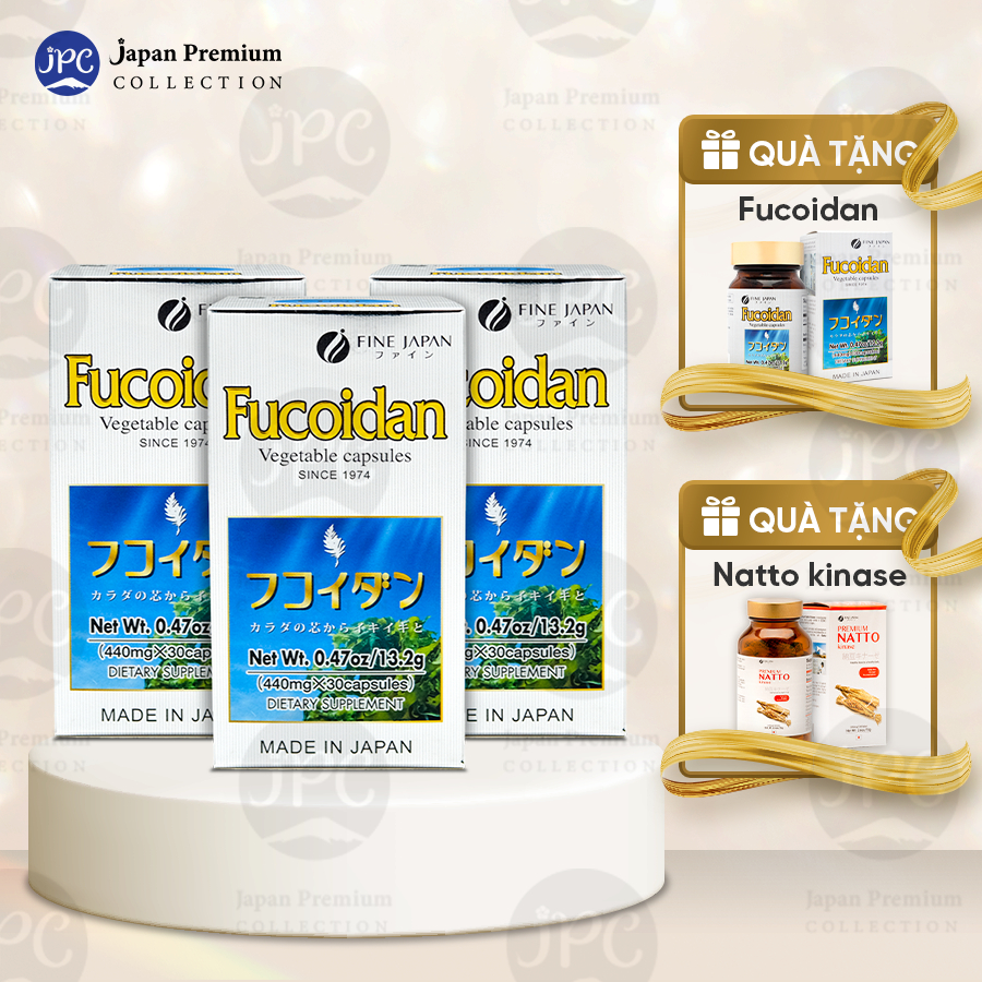 Combo 3 Hộp Fucoidan Okinawa Nhật Bản Hỗ Trợ Tăng Cường Đề Kháng - Fine ...