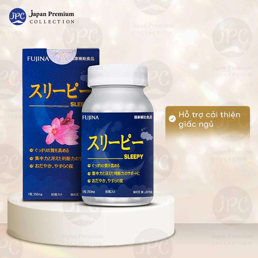 Viên Ngủ Ngon Sleepy Fujina - Nhật Bản ( Hộp 80 viên) | Shopee Việt Nam