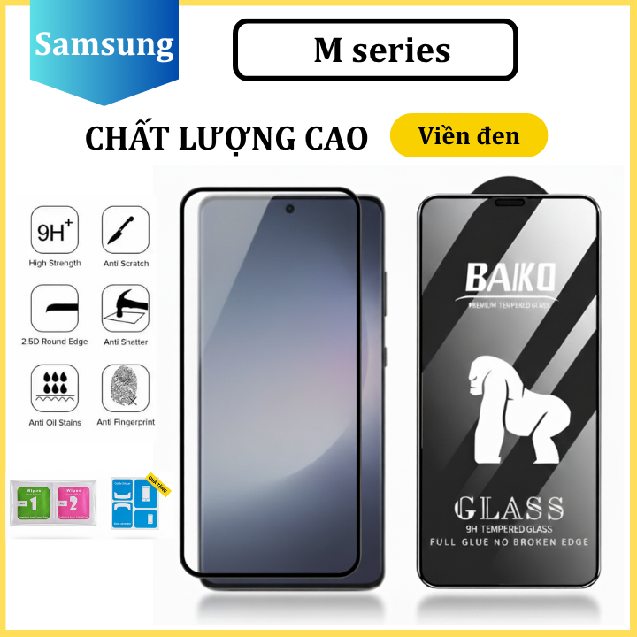 Cường lực Samsung M62 M55 M43 M53 M52 M51 M30 M31 M32 M33 M23 M34 M12 ...