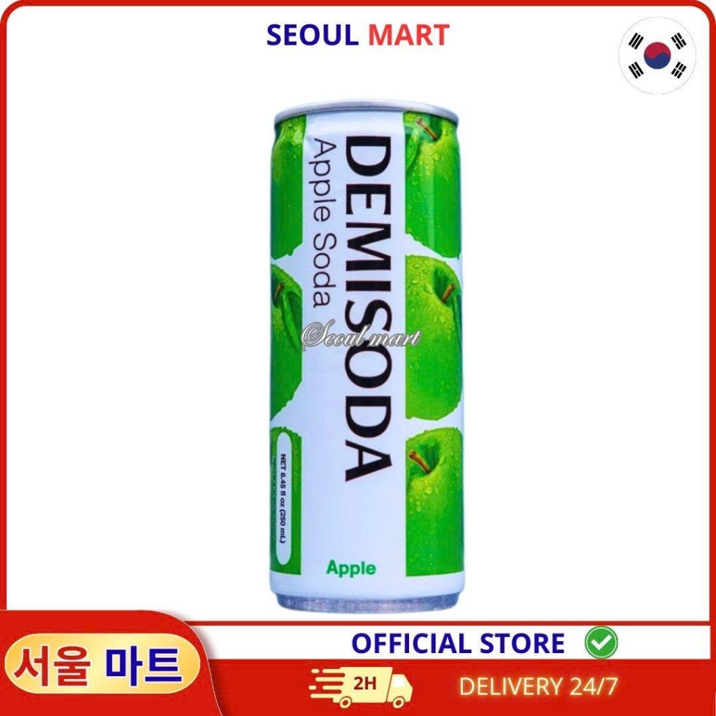 Nước Ngọt Có Ga Vị Táo Soda Demisoda 250ml | SEOUL MART | Shopee Việt Nam