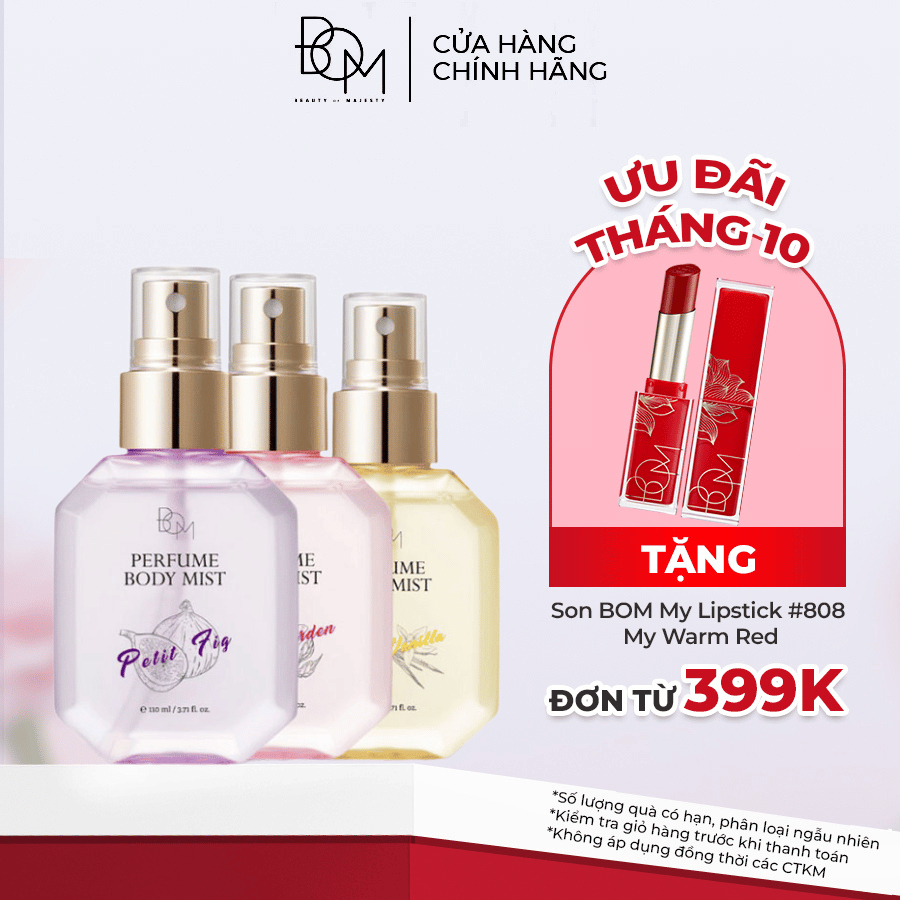 Xịt Thơm Hương Nước Hoa BOM Perfume Body Mist - 110ml | Shopee Việt Nam