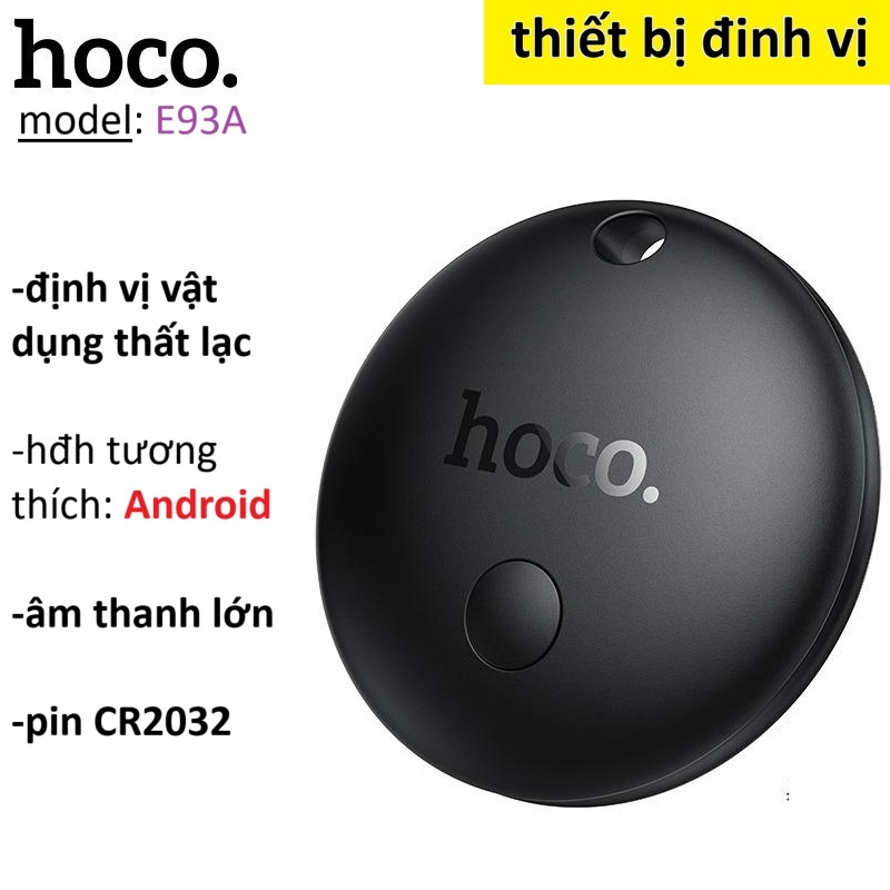 Thiết Bị Định Vị vật dụng thất lạc Hoco Tag E93A (Android) | Shopee ...