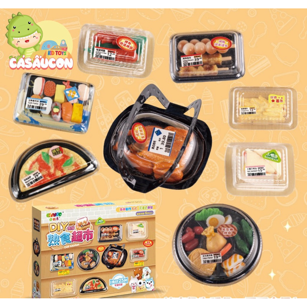 DIY MINI BOX RICE - Bộ đồ chơi làm thức ăn nhanh đóng hộp siêu xinh ...