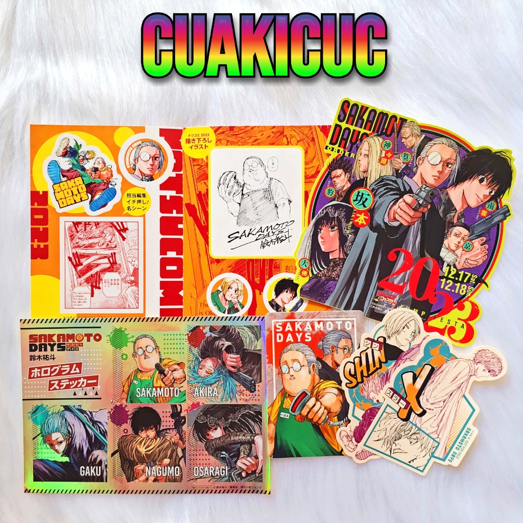 [HÀNG SẴN/CHÍNH HÃNG] Sticker Sakamoto Days / Nhãn Dán Sakamoto Days ...