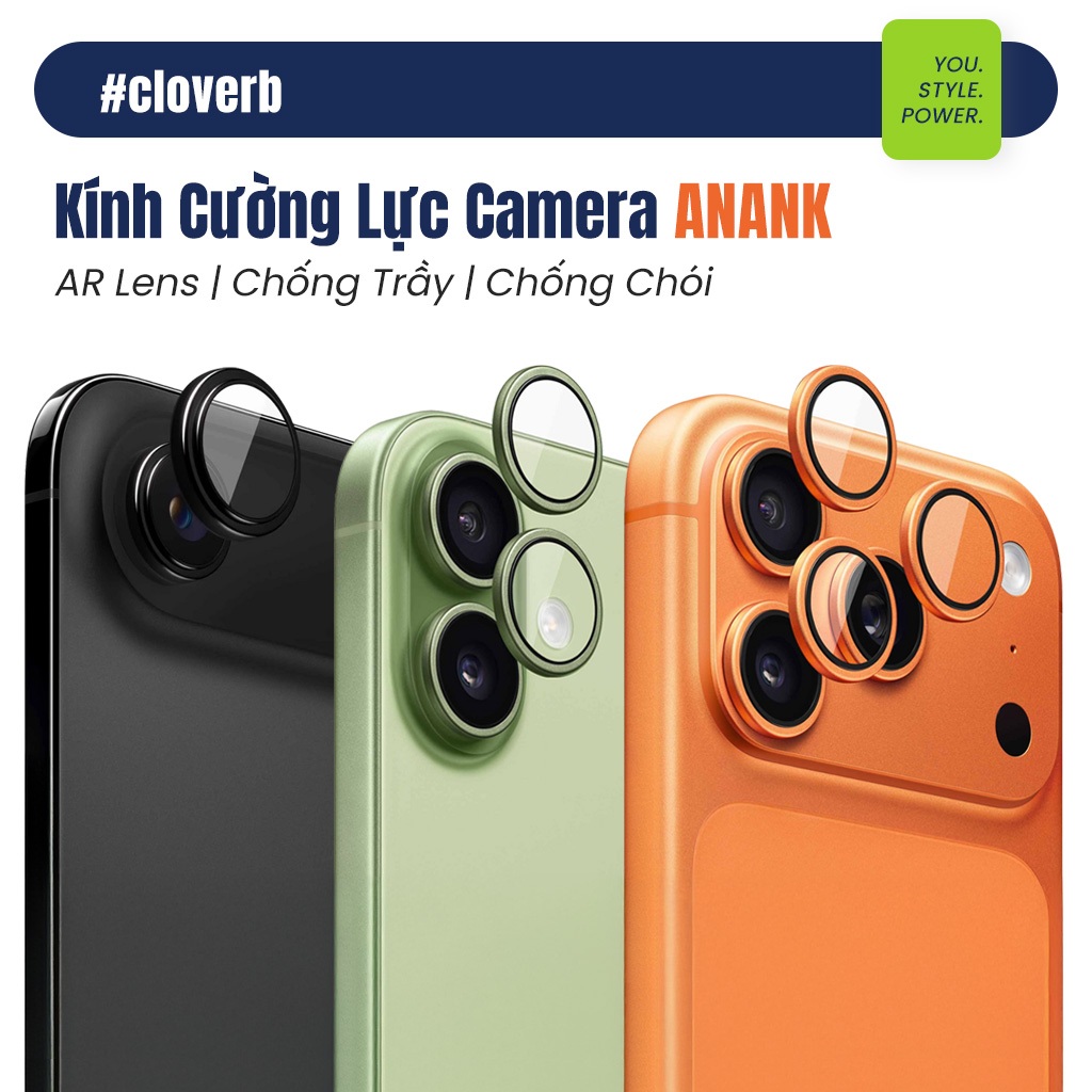 Kính Bảo Vệ Camera ANANK AR 2X CG 10X Khung Titan – Tương Thích Với ...