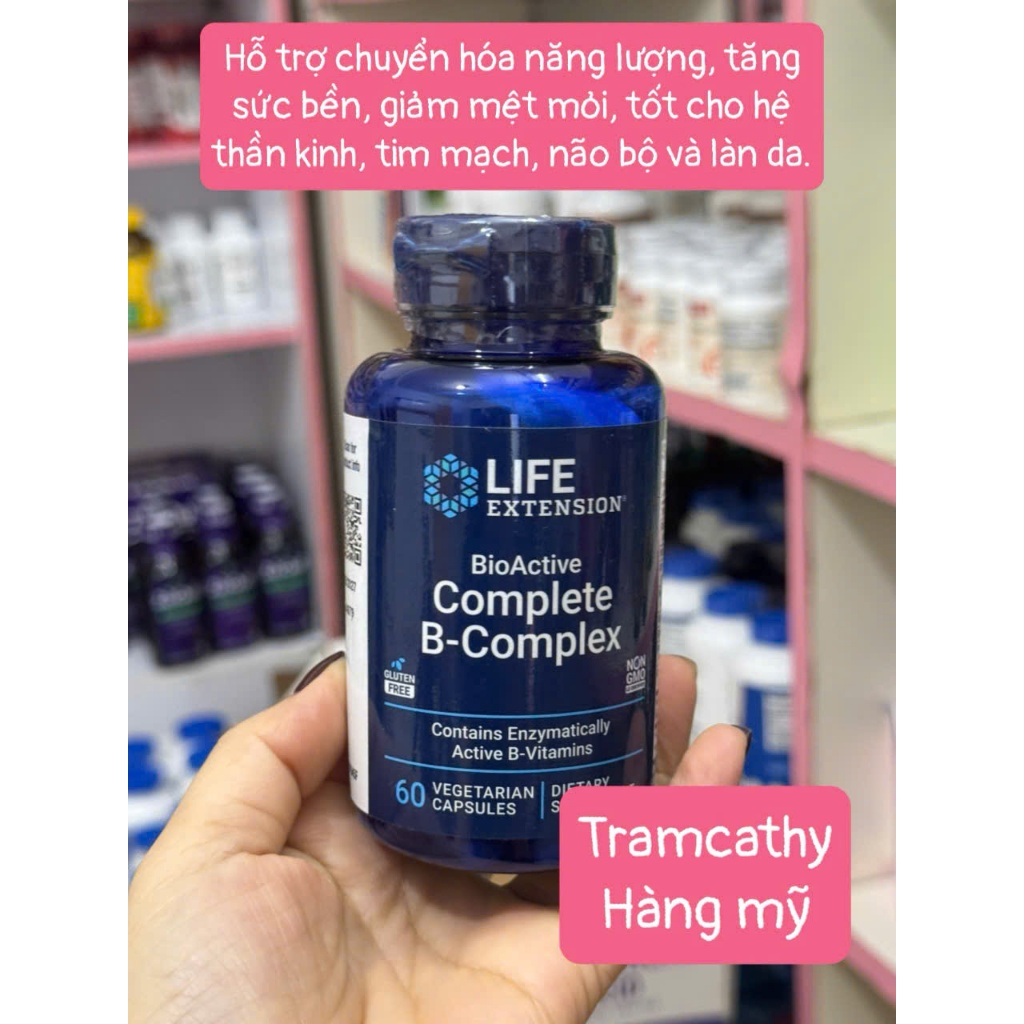 Thanh lý BioActive Complete B-Complex Life Extension Bổ sung vitamin ...