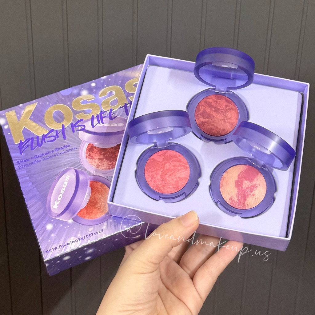 (NEW 2025) Set Má Hồng Kosas Mini Blush is Life Trio Gift *ĐỌC MÔ TẢ SP ...