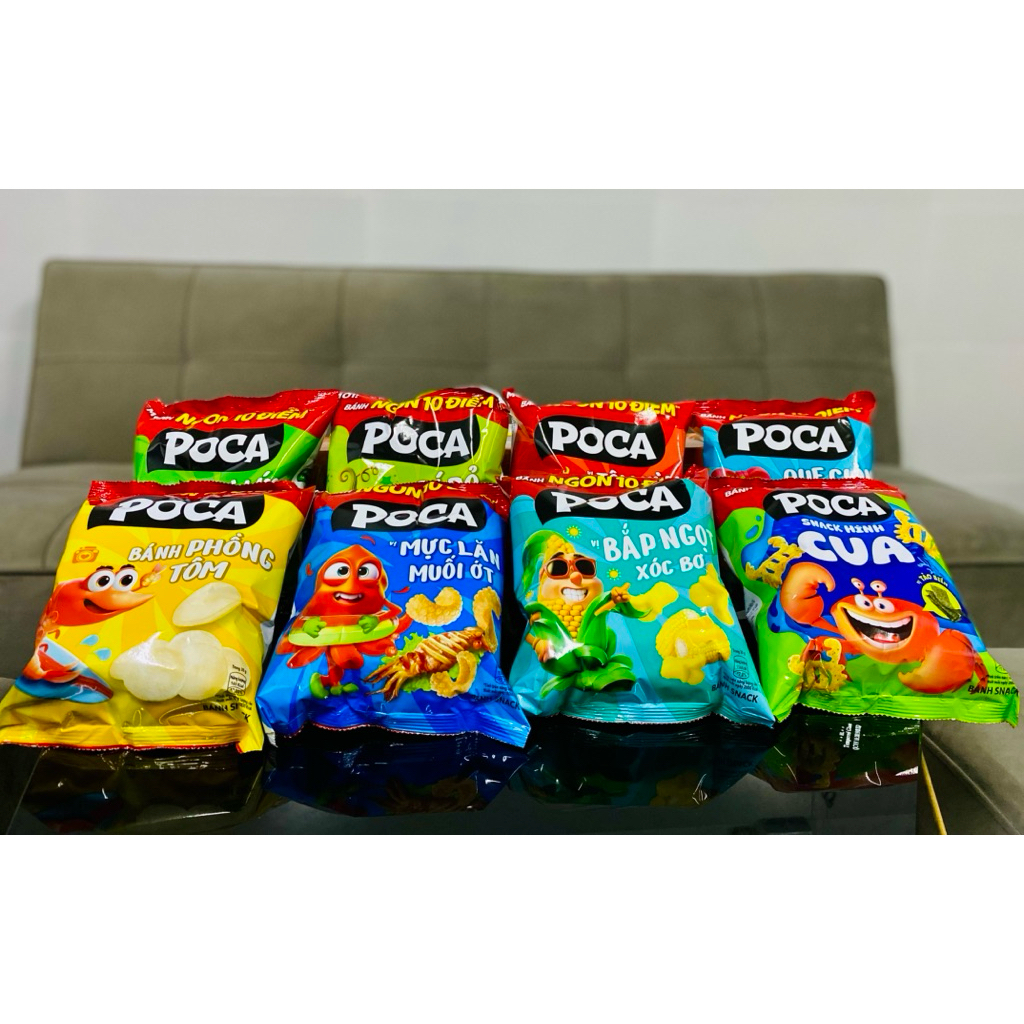 Combo 10 gói Snack Poca các vị (30-32g/gói) | Shopee Việt Nam