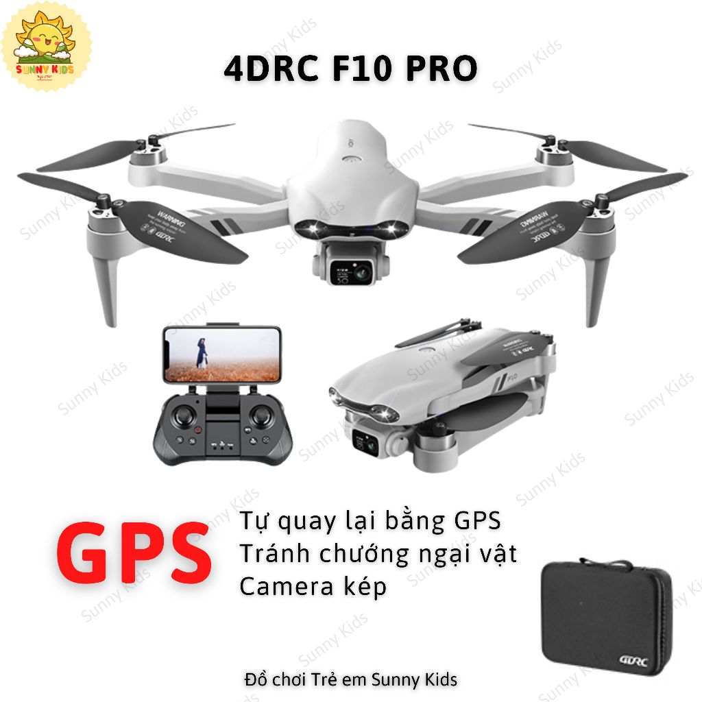 Drone 4DRC F10 Pro, Định Vị GPS Tự Quay Về Khi Mất Sóng, Flycam Giá Rẻ ...