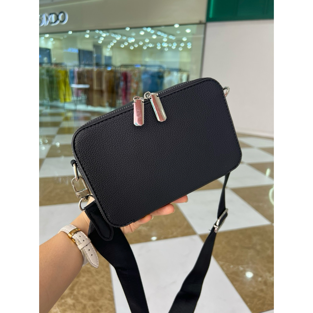 Túi 2 ngăn đeo chéo nam nữ quai bản 4m có thể chỉnh dài ngắn | Shopee ...