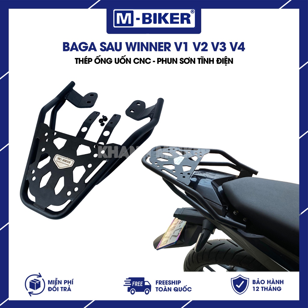 Baga Winner chính hãng M-biker - gắn thùng Givi thùng nhôm dùng cho ...