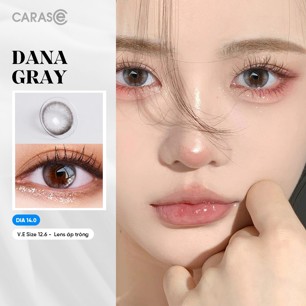 [CARASE] Lens Cận 1 Ngày DANA GRAY màu xám - (1 bên mắt) Kính Áp Tròng ...