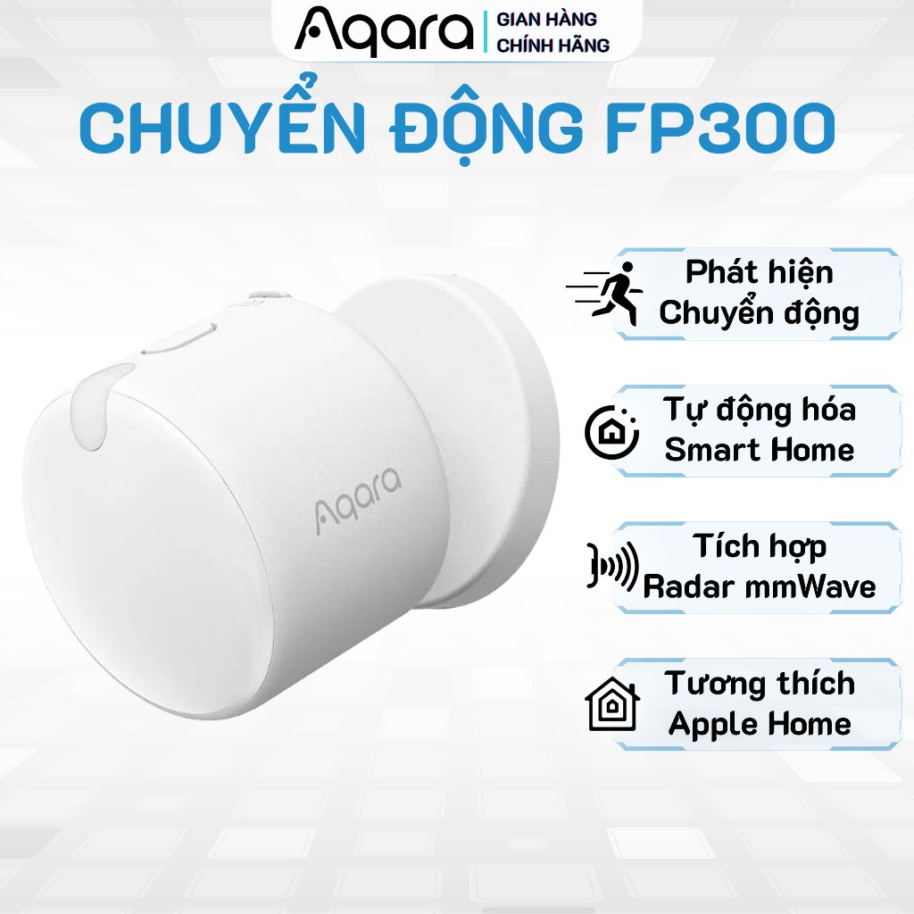 Cảm biến chuyển động Aqara FP300 - Góc quét rộng 6 mét, Dùng 2 viên pin ...