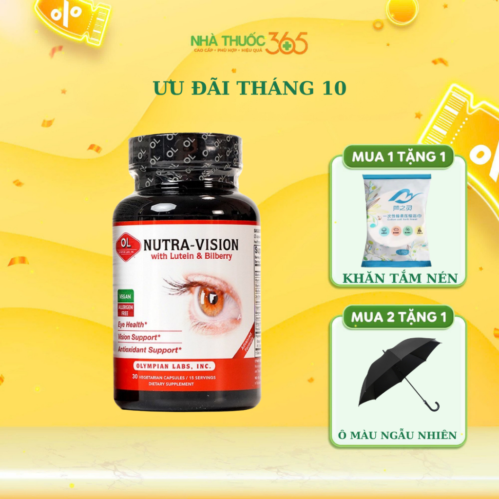 Viên Uống Olympian Labs Nutra-Vision Hỗ Trợ Lưu Thông Máu Và Hỗ Trợ Kéo ...
