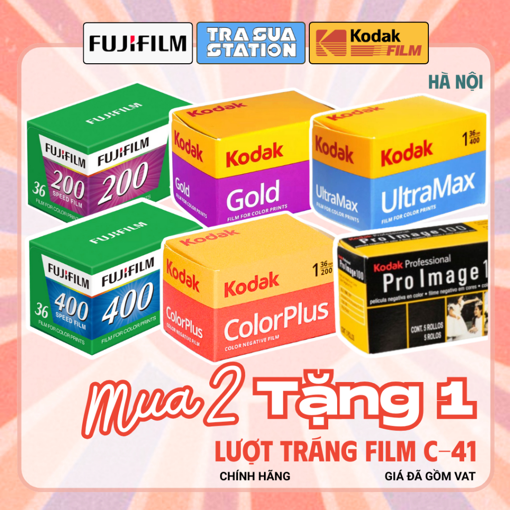 Film 35mm hộp lẻ 1 cuộn Film-36exp Date xa - Film Kodak Ultramax, Color ...