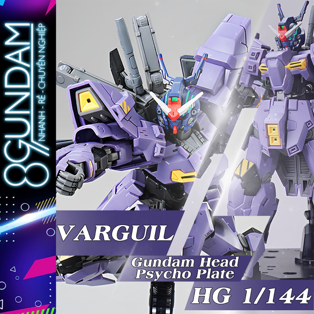 [CÓ SẴN] Mô Hình Lắp Ráp HG Varguil w/ Head & Psycho Plate (tặng kèm ...