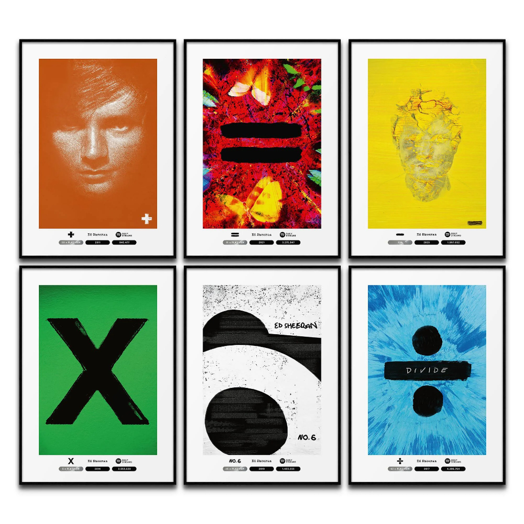 Ed Sheeran – CD discography các albums + x ÷ = - No 6 Autumn Play Tour ...