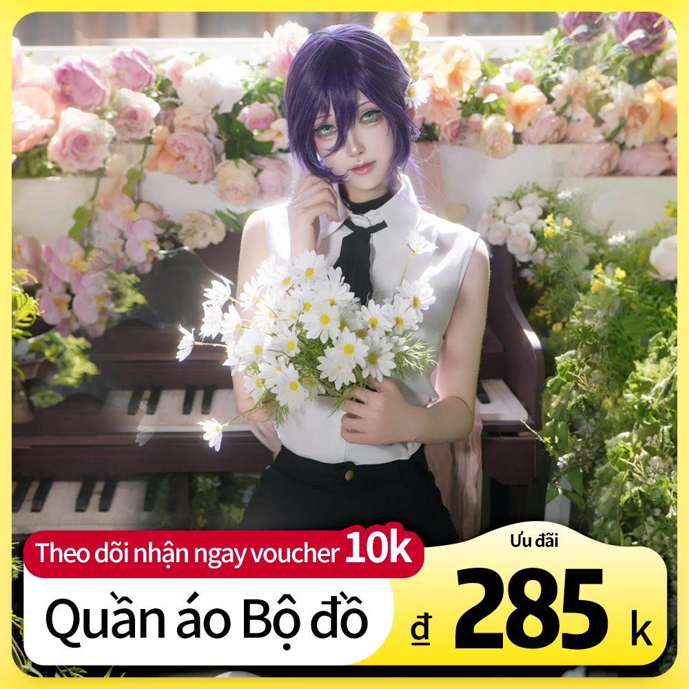 Reze Cosplay Chainsaw Man Trang Phục Nhân Vật Anime Full Set Kèm Tóc ...