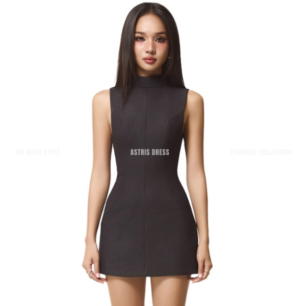 ĐẦM NGẮN KHOÉT LƯNG - ASTRIS DRESS - NN QUIET STYLE | Shopee Việt Nam
