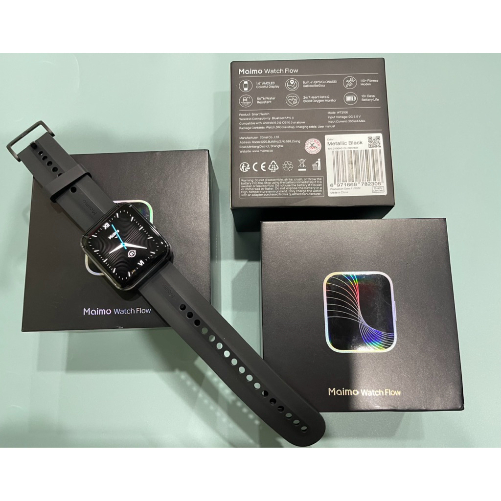 Đồng hồ thông minh Xiaomi Maimo Watch Flow, màn AMOLED, GPS độc lập ...