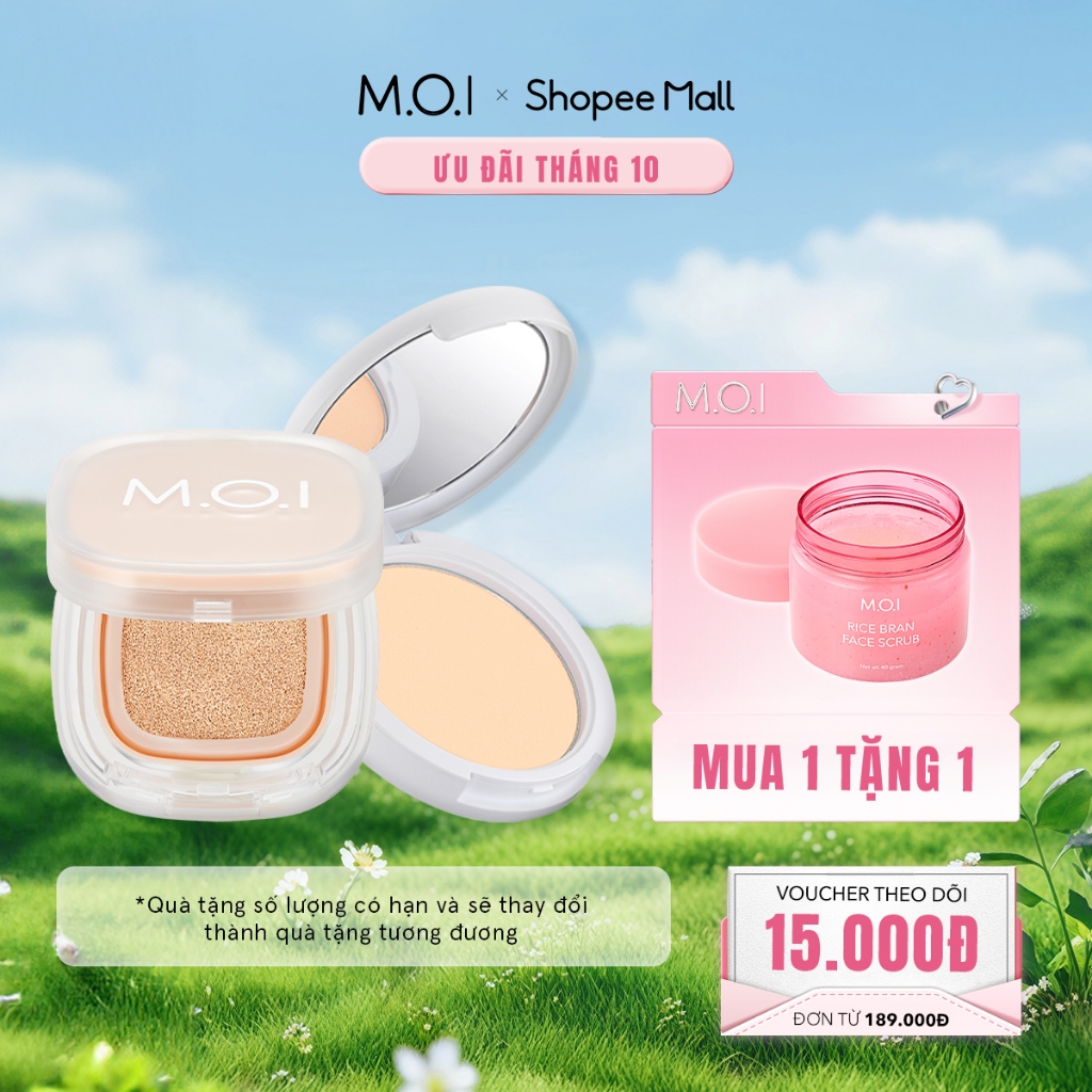Bộ đôi MOI Phấn nước tự nhiên căng bóng Iconic Perfection Cushion và ...