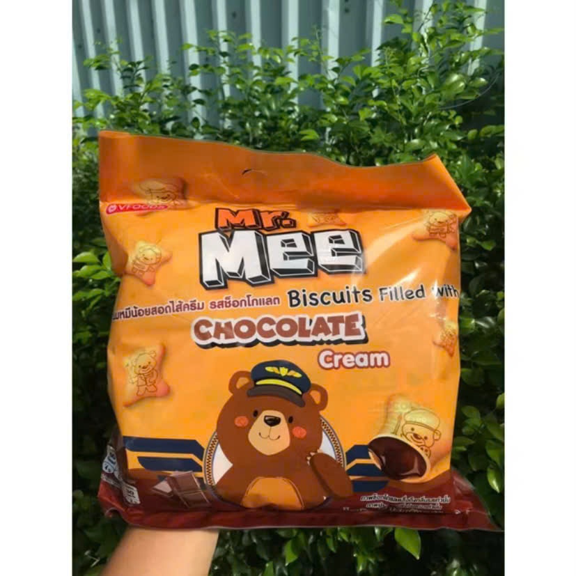 [COMBO 12 GÓI] BÁNH GẤU MR.MEE VFOODS NHÂN KEM SOCOLA [BỊCH 12 GÓI ...