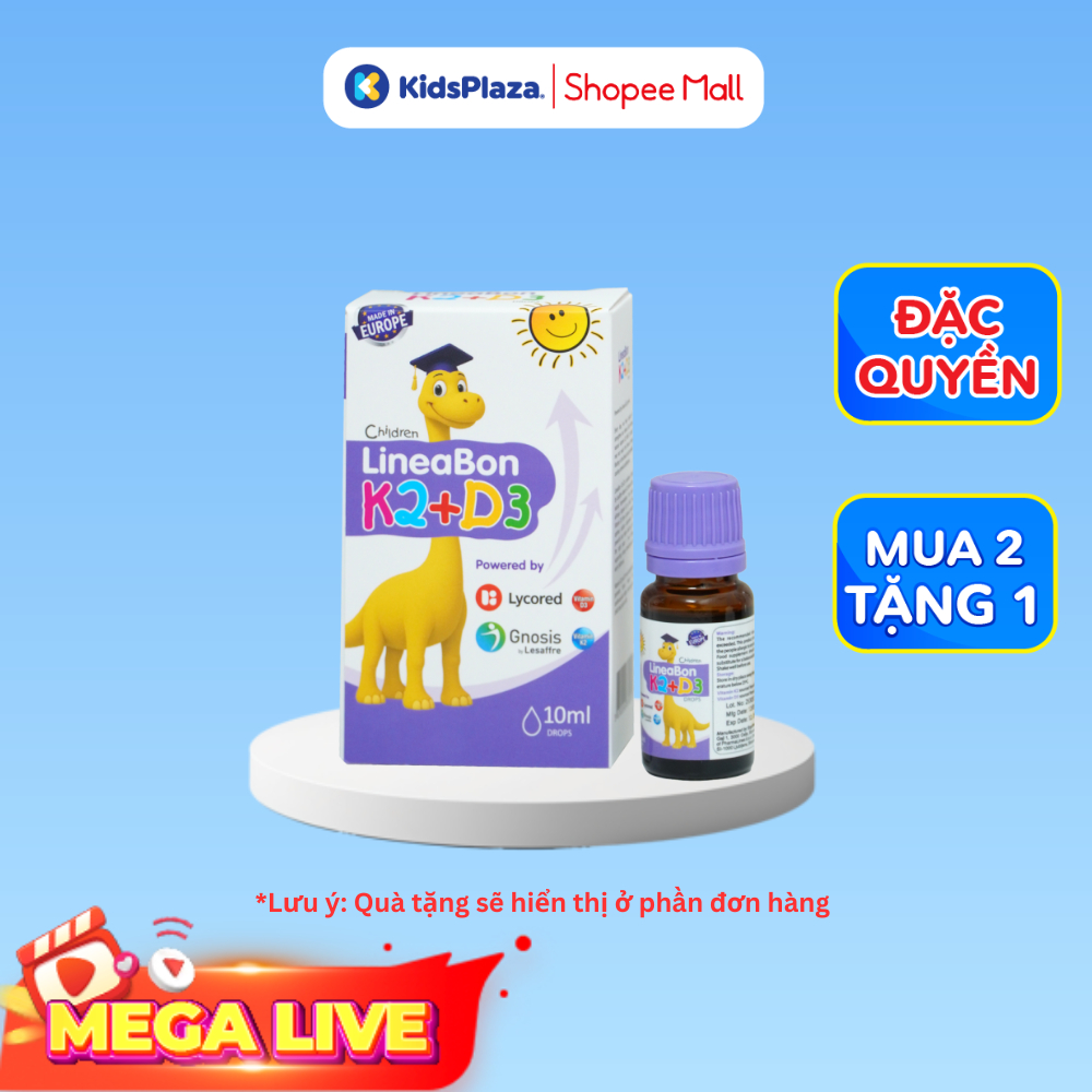 Vitamin D3K2 Lineabon Drops 10ml | Shopee Việt Nam