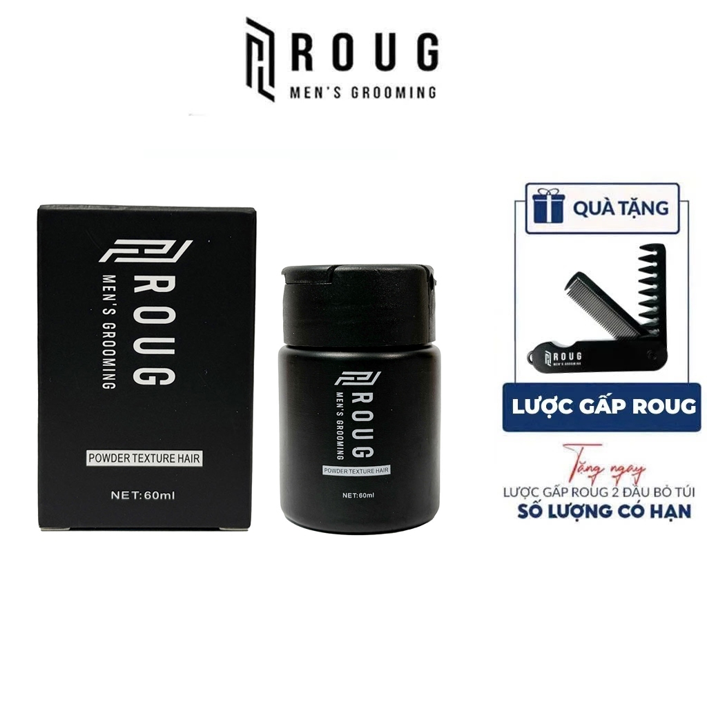 Bột tạo phồng tóc Roug Power Textured Hair 60ml cao cấp bản mới chính ...