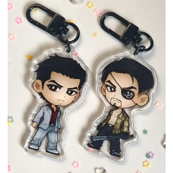 Yakuza Keychains | Kazuma Kiryu, Goro Majima | Shopee Việt Nam