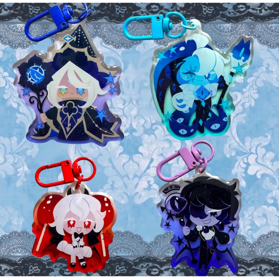 Cookie Run Deceit Trio + Truthless Recluse Acrylic Charms | Shopee Việt Nam