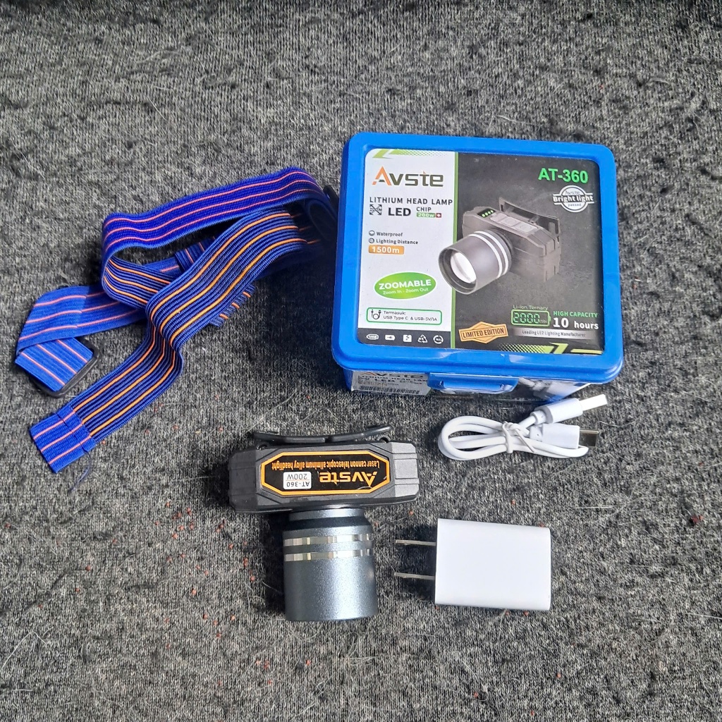 [Ánh sáng trắng] Đèn Pin Đội Đầu Ráy Tai Không Điểm Mù Avste AT-360 ...