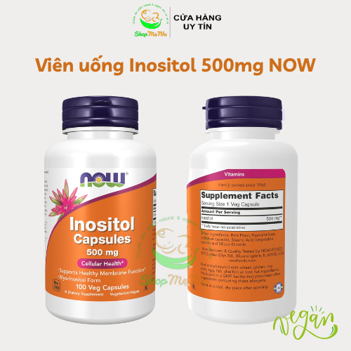 Viên uống Inositol Now 100 viên - Myo-Insotiol Form. | Shopee Việt Nam