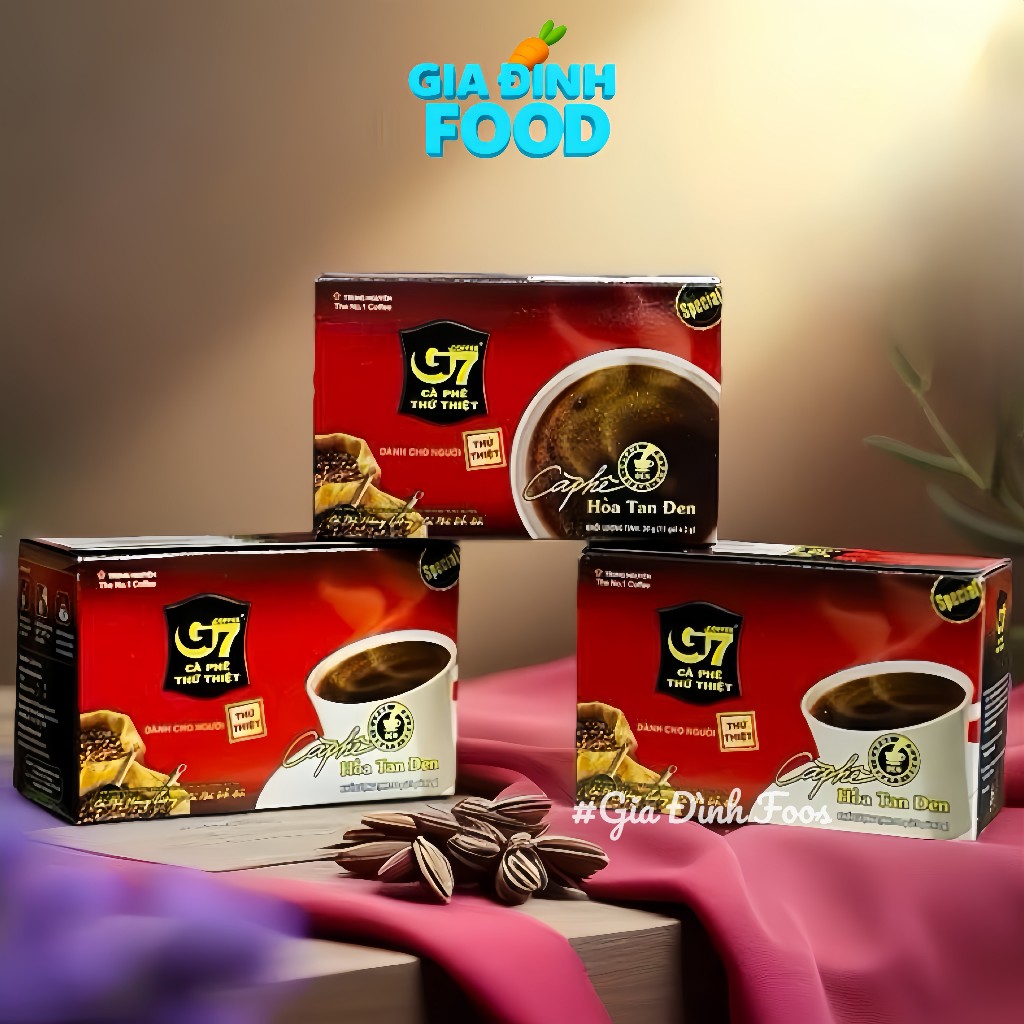 Cà phê đen không đường hoà tan G7 hộp 30g ( 15 gói x 2g) | Shopee Việt Nam