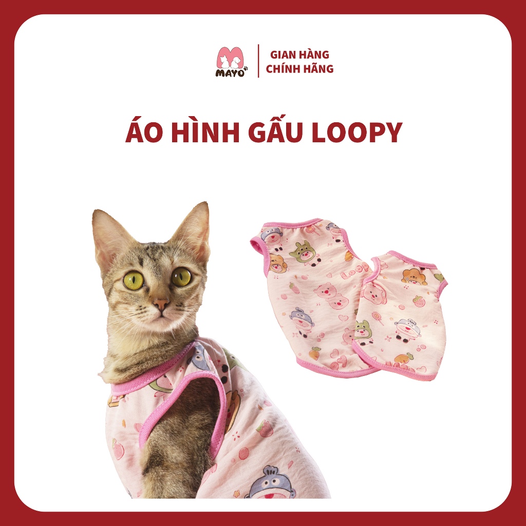 Áo hình Gấu LOOPY cho chó mèo - ngộ nghĩnh, siêu cute | Mayo Petshop ...