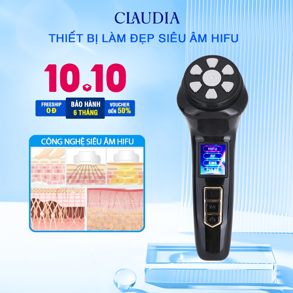 Máy nâng cơ, làm thon mặt, trẻ hóa da, xóa nếp nhăn CSSD246 Claudia ...