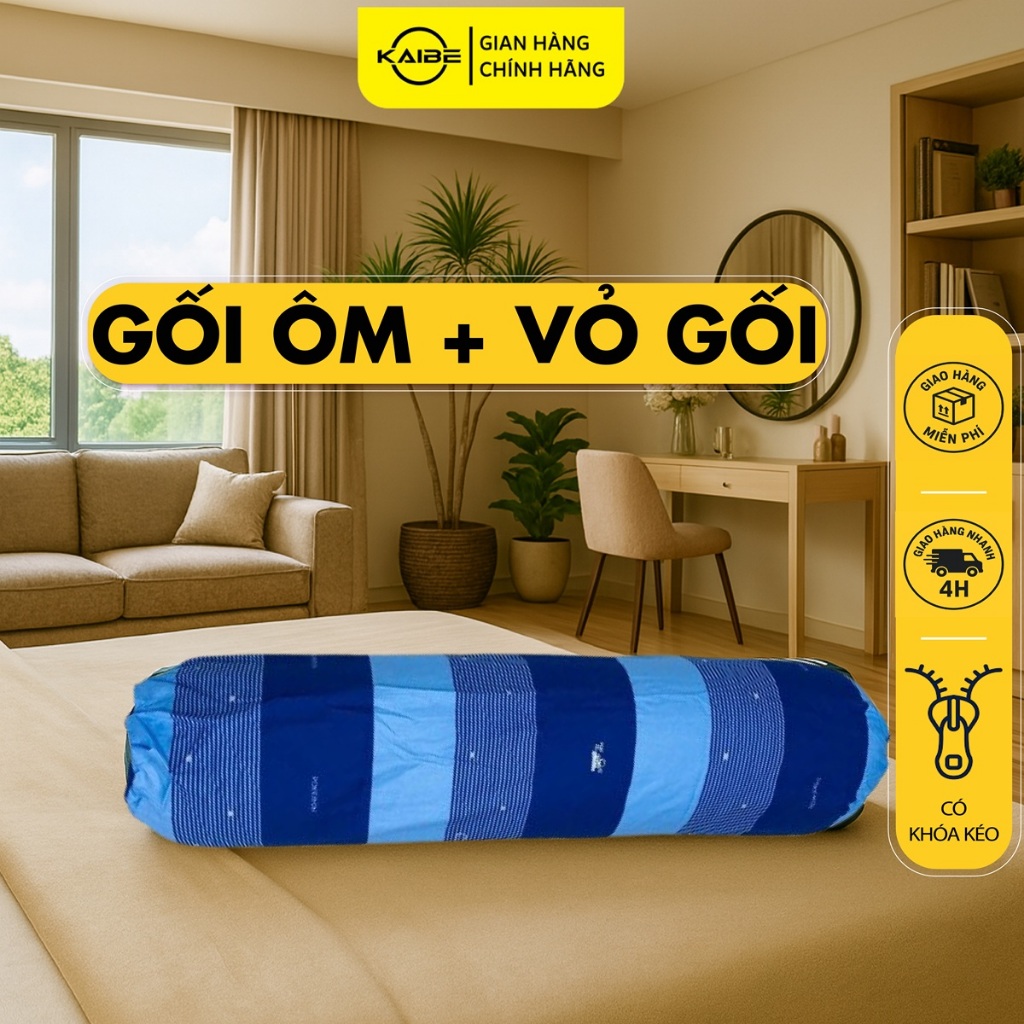 Gối Ôm Dài Người Lớn Dài 95cm To Mềm, Vỏ Gối Ôm Kéo Khóa – Gối ôm KaiBe ...