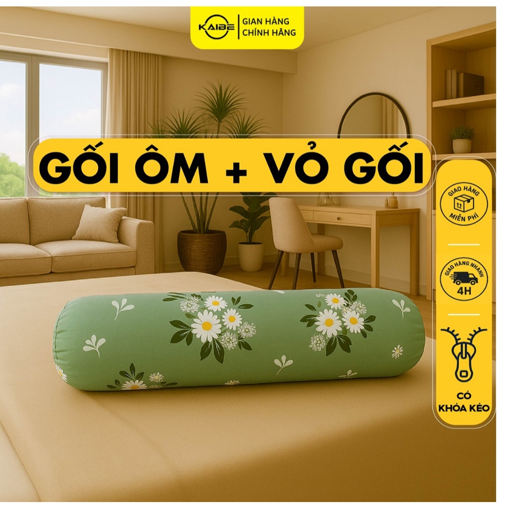 Gối Ôm Dài Người Lớn Dài 95cm To Mềm, Vỏ Gối Ôm Kéo Khóa – Gối ôm KaiBe ...