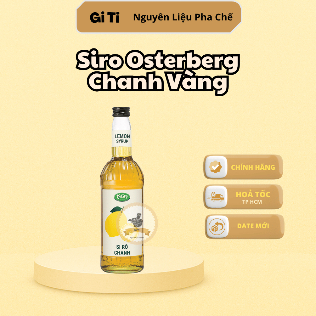 Siro/Syrup Osterberg Chanh Vàng (Lemon) 750ml | Shopee Việt Nam