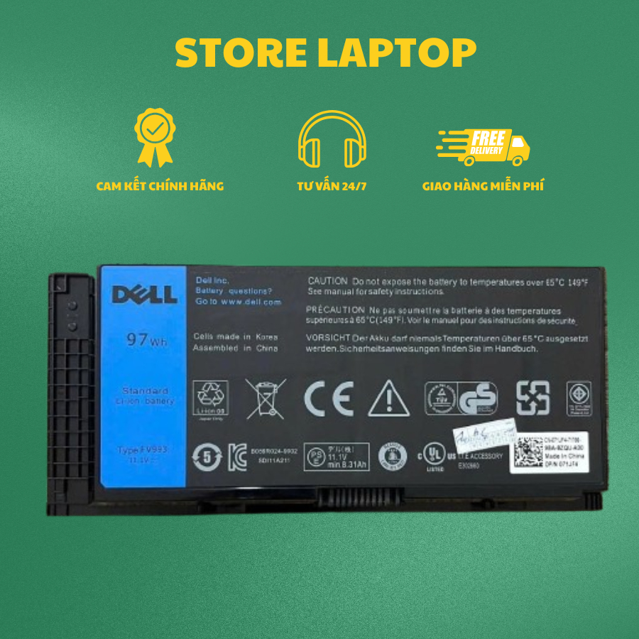 SẠC Pin Zin 97w Dell Precision M4600 M4800 M6600 M6800 M6700 M4700 ...