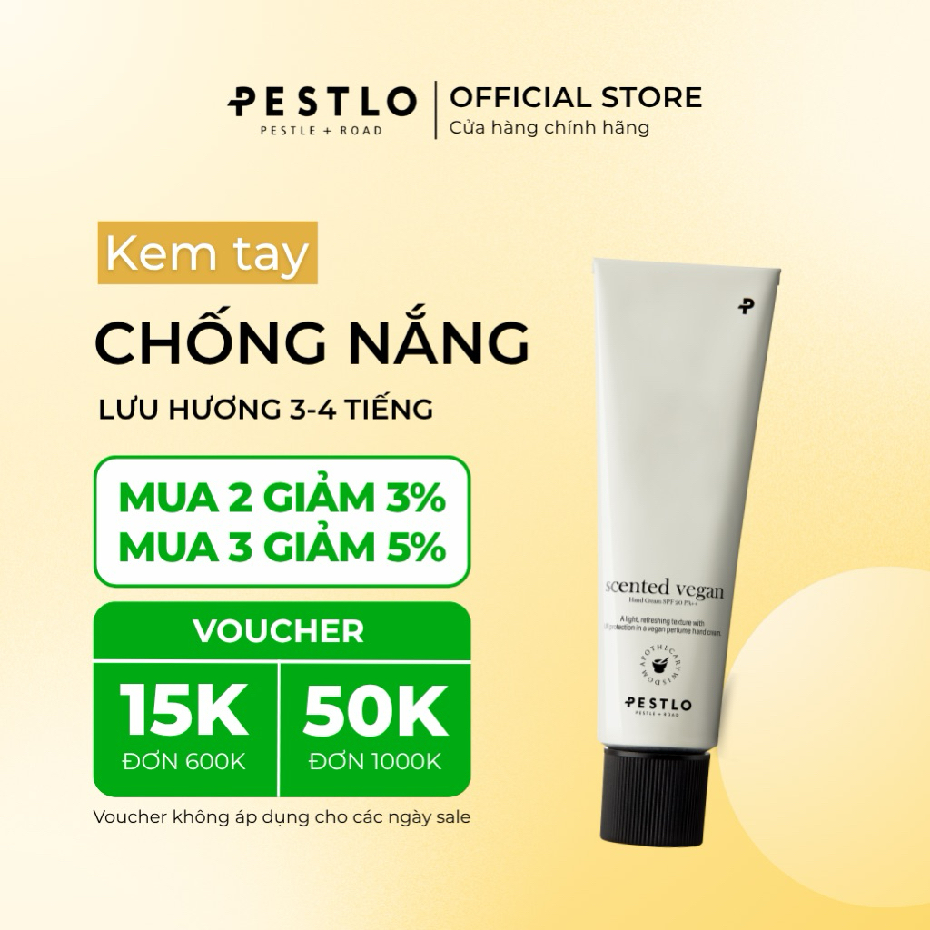 Kem tay PESTLO Ourecipe Scented Vegan Hand Cream SPF20 PA++ 30ml ...